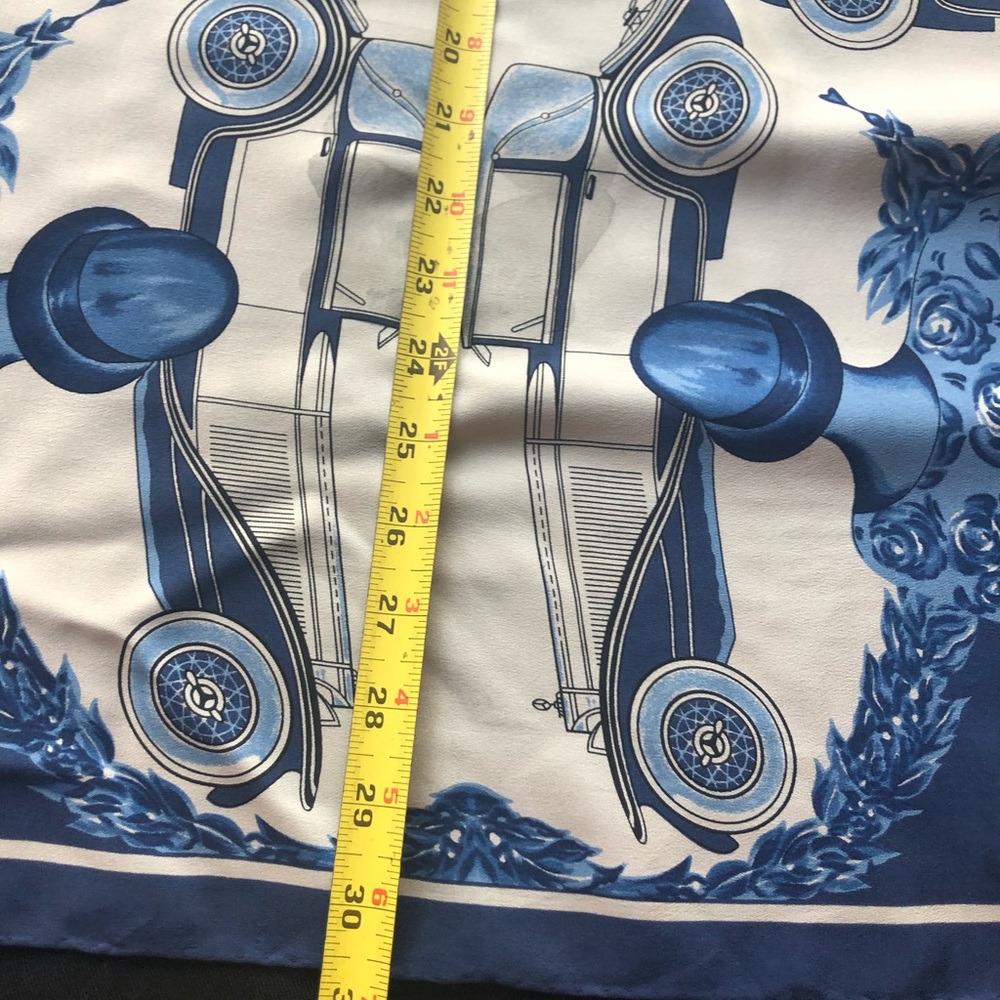 Mercedes Benz Ladies &Cars Silk Scarf - Gem